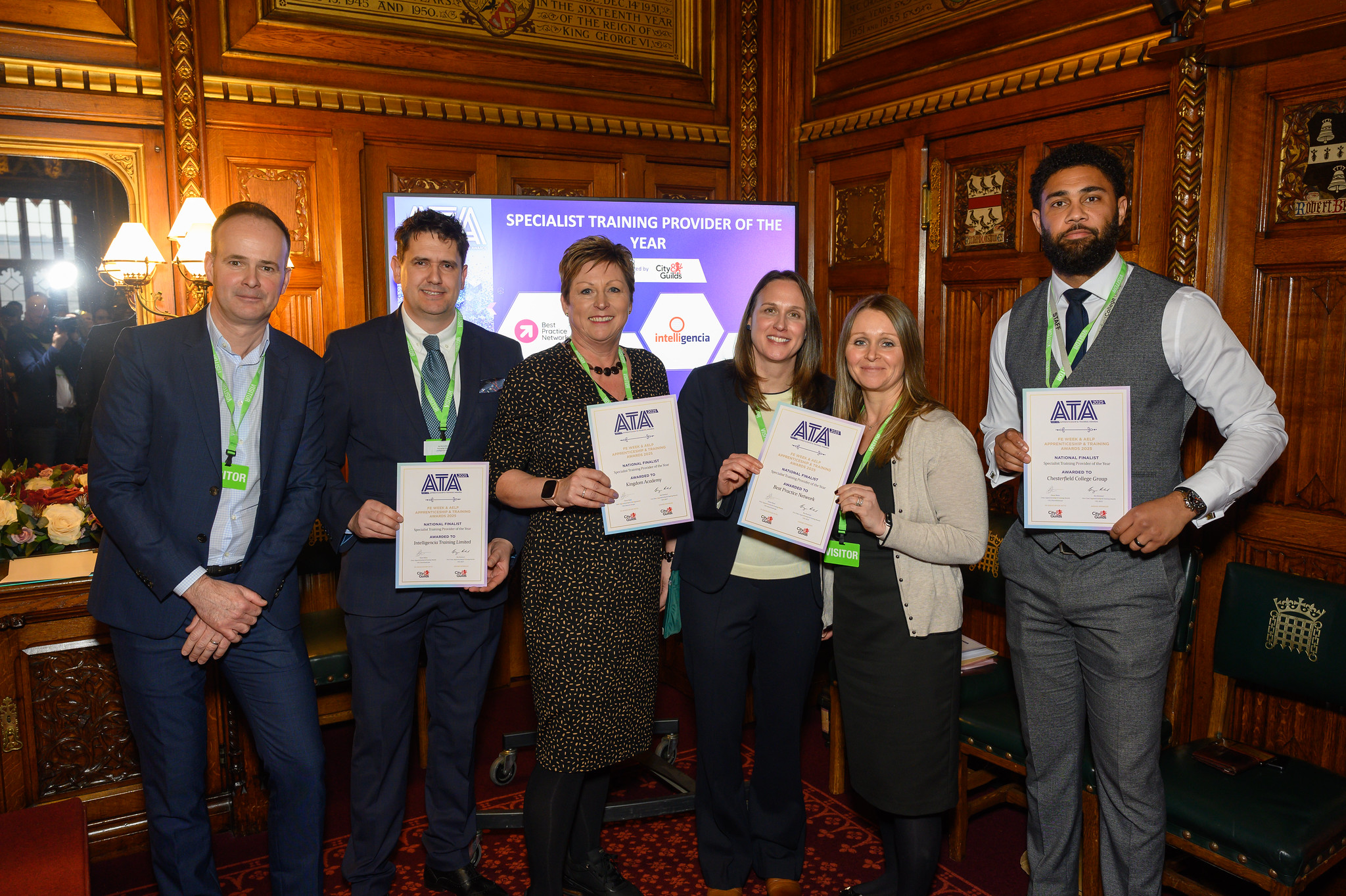 We're Apprenticeship and Training Awards finalists! - Chesterfield College